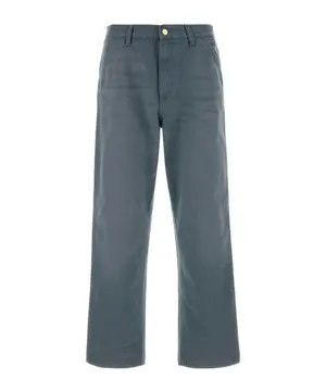 Carhartt Work In Progress Straight Leg Canvas Pants - Gray