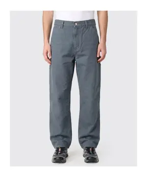 Carhartt Work In Progress Straight Leg Canvas Pants - Gray