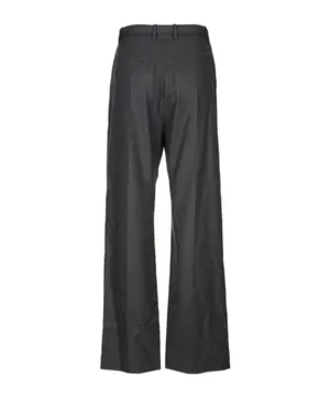 Loro Piana Belted Tailored Pleated Trousers - Black