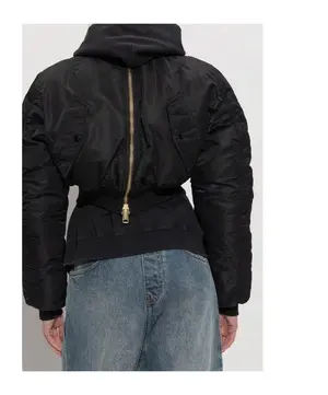 Vetements Cropped Zip-up Bomber Jacket