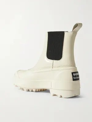 Proenza Schouler Platform Chelsea Boots - White