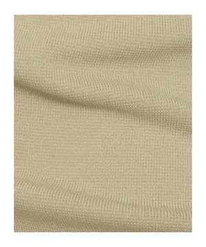TOTEME Compact Knit Scoop Neck Tank Top With Side Slits - Nude