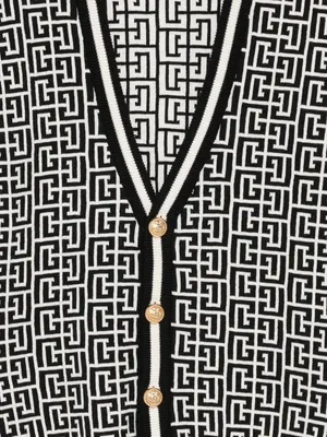 Balmain Patterned Button Cardigan