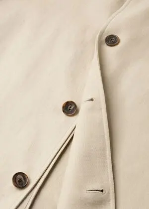 Loro Piana Long Sleeve Casual Jacket With Patch Pockets - Beige