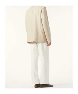 Loro Piana Long Sleeve Casual Jacket With Patch Pockets - Beige