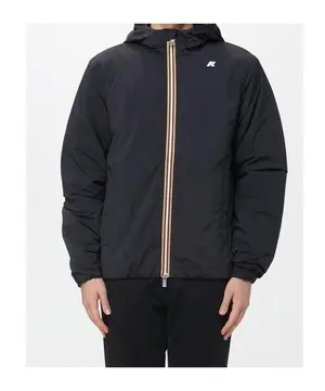 K-WAY Plain Warm Hooded Jacket - Black