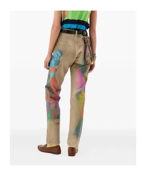 Versace Printed Jeans