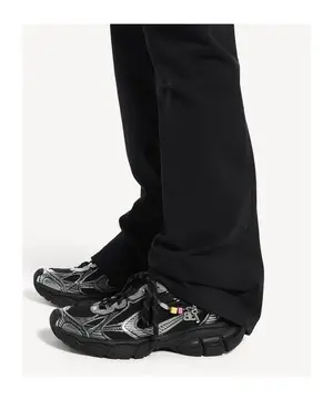Balenciaga 3xl Mesh Panel Sneakers With Vintage Charm - Black/silver