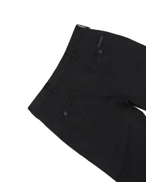 Prada Logo Detail Casual Pants - Black