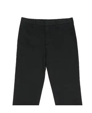 Prada Logo Detail Casual Pants - Black