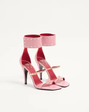 Valentino Garavani Kidskin Cuffie Sandal 100mm