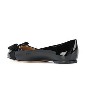FERRAGAMO Varina Bow Detailed Ballerinas