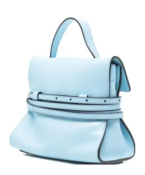 Moschino Tie Me Mini Shoulder Bag - Blue