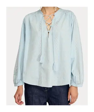 SEMICOUTURE Zillah Embroidered Blouse