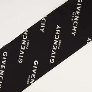 Givenchy All-over Logo Bandeau Scarf - Black