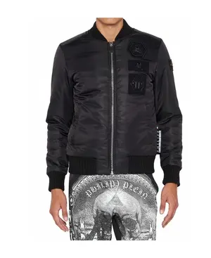 Philipp Plein Logo Bomber Jacket