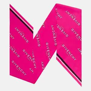 Givenchy Shadow Rose Logo Silk Scarf