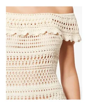 Isabel Marant Étoile Zoa Off-the-shoulder Crochet Dress