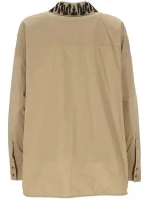 Max Mara Embellished Collar Button-up Shirt