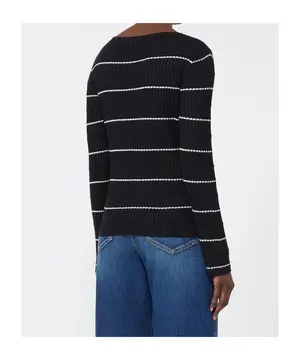 Max Mara Pedone Ribbed Striped Sweater