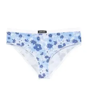Miu Miu Stretch Fabric Bikini Panties - Blue