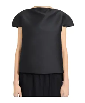 MAISON MARGIELA Cap-sleeve Boatneck Top