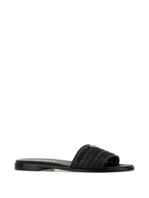 Prada Logo Detailed Slip-on Sandals