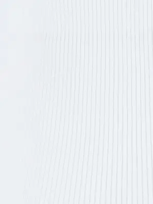 P.a.r.o.s.h Ribbed Knit V-neck Top - White