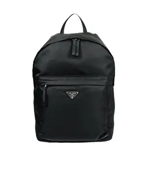 Prada Zippered Backpack - Black
