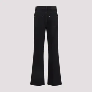 Bottega Veneta Logo Patch Flared Leg Jeans