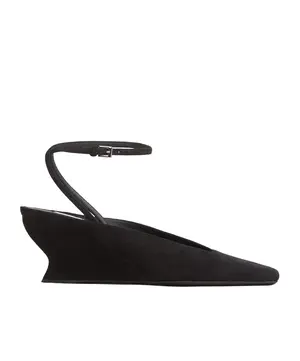 Alaïa Wave" Pumps With Ankle Strap
