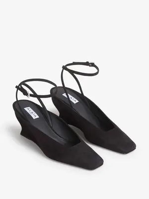 Alaïa Wave" Pumps With Ankle Strap