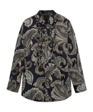 R13 Long Sleeve Printed Shirt - No