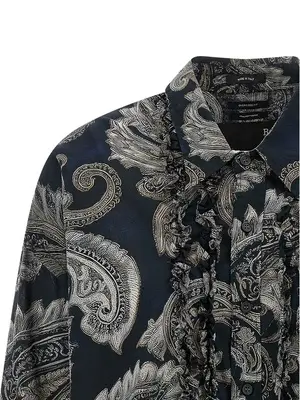 R13 Long Sleeve Printed Shirt - No
