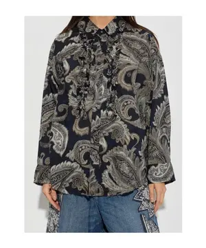 R13 Long Sleeve Printed Shirt - No