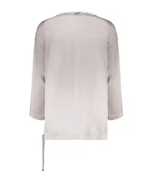 Herno V-neck Blouse With Drawstring Detail