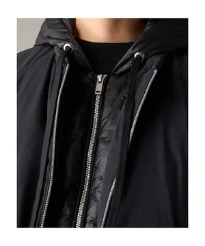 Moose Knuckles Tegan Bomber Down Jacket With Hood