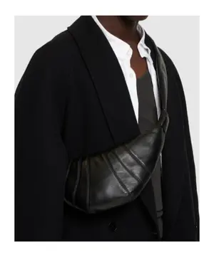 LEMAIRE Small Croissant Nappa Leather Crossbody Bag