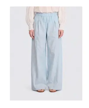 SEMICOUTURE Embroidered Wide-leg Pants