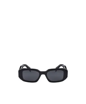 Prada Rectangular Frame Sunglasses - Black