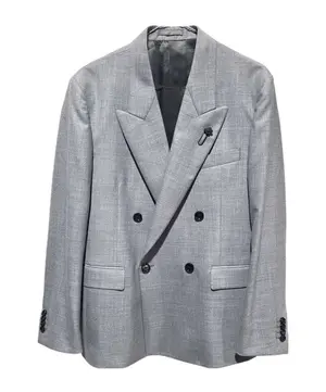 LARDINI Double-breasted Peak-lapel Blazer
