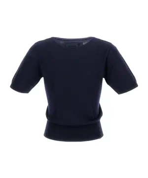 Extreme Cashmere Short-sleeved Knitted T-shirt