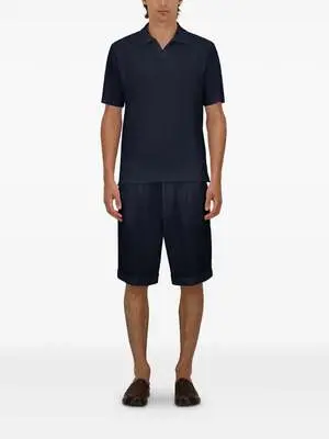 Herno Skipper Open-neck Polo Shirt - Blue