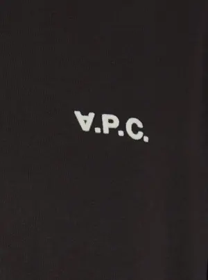 A.p.c. Logo Crew Neck T-shirt - Black