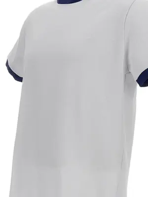 A.p.c. Contrast Trim Crewneck T-shirt - Gray