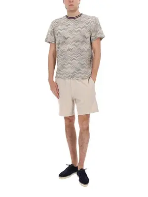 Missoni Zigzag Knit T-shirt - Gray