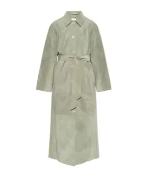 SAMSOE SAMSOE Samsøe Samsøe Belted Suede Coat