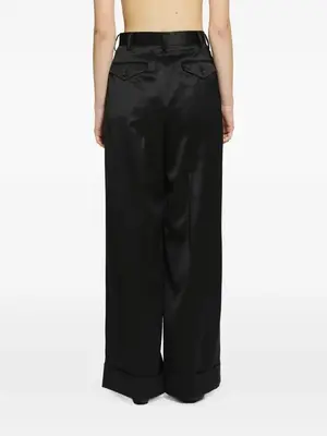Junya Watanabe Pleated Trousers - Black