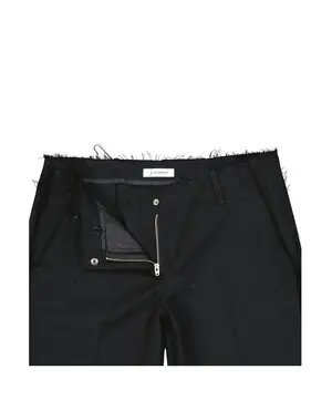 DONDUP Frayed-edge Shorts With Zip Closure
