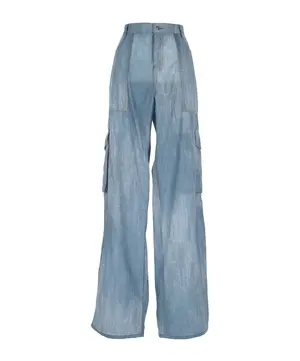 Ermanno Scervino Trompe L'oeil Printed Cargo Pants